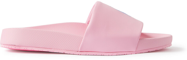 Polo Ralph Lauren Cayson Logo-Embroidered Rubber Slides - ShopStyle