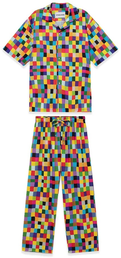 Outsiders Division - Cuadraditos Pajamas. - ShopStyle Tops