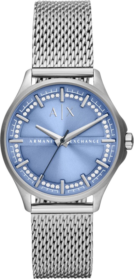 A｜X ARMANI EXCHANGE A|X Armani Exchange Women's Three-Hand Stainless ...