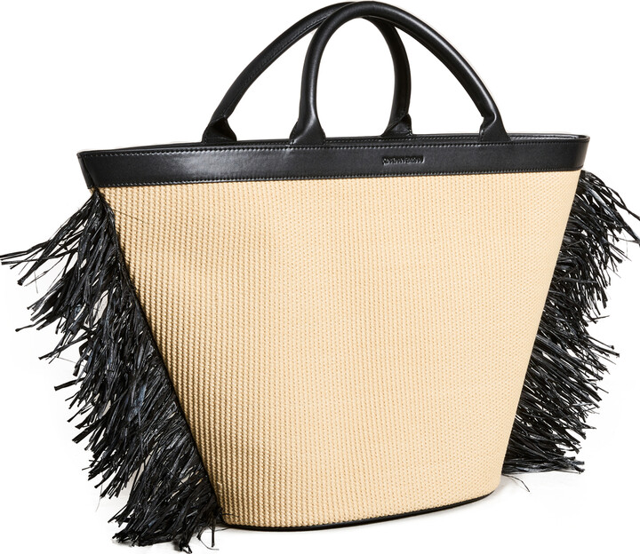 SIMKHAI Danya Raffia Large Beach Tote - ShopStyle
