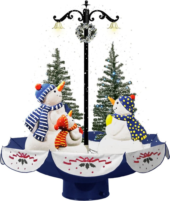 Christmas Time 29-in. Musical Indoor Holiday Decor with Animated Snow ...