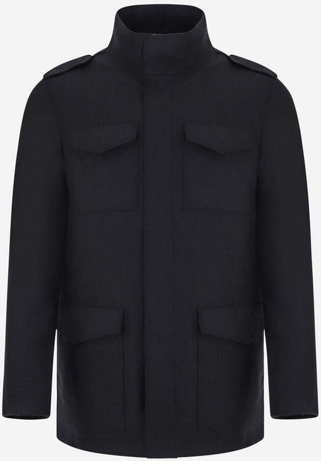 Herno Minimal Wool Field Jacket - ShopStyle