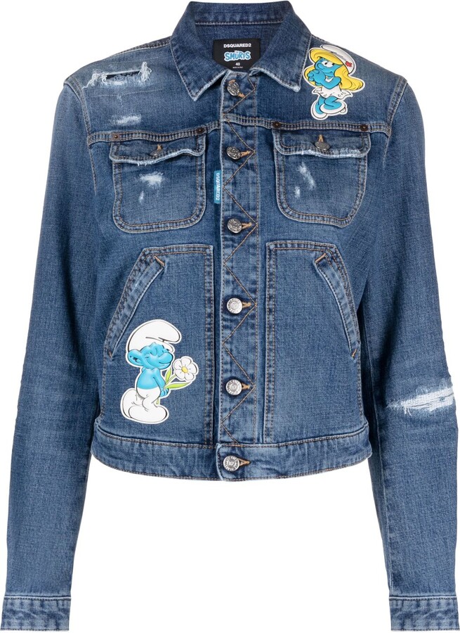 DSQUARED2 Smurfs denim jacket - ShopStyle