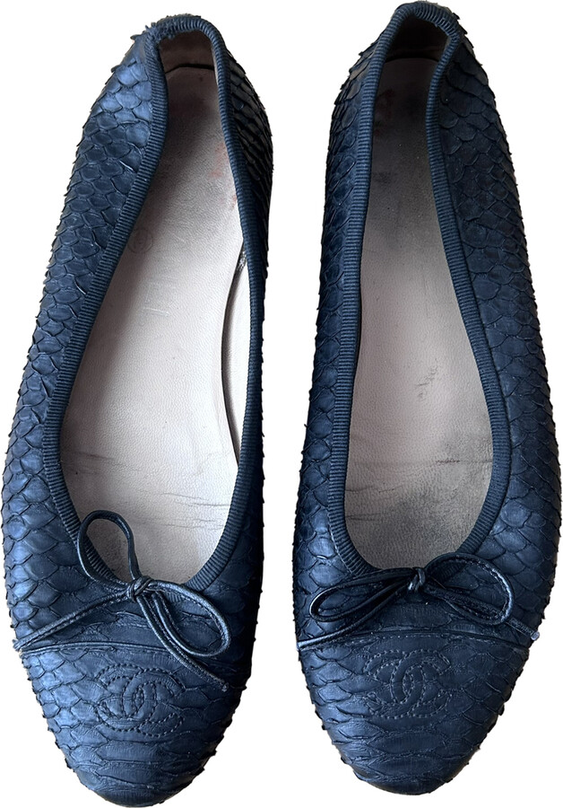 Chanel Python ballet flats - ShopStyle