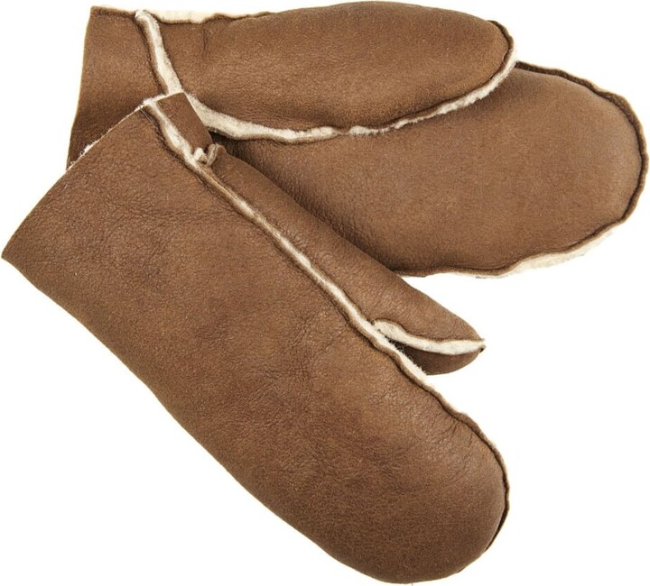 Celtic & Co. Womens Genuine British Sheepskin Mittens - Small 7.5 ...
