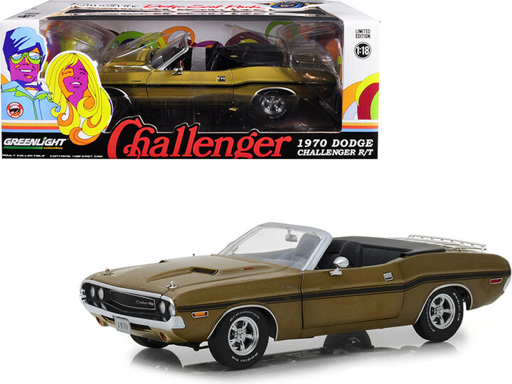 1970 Dodge Challenger R/T Convertible with Luggage Rack Metallic Gold ...
