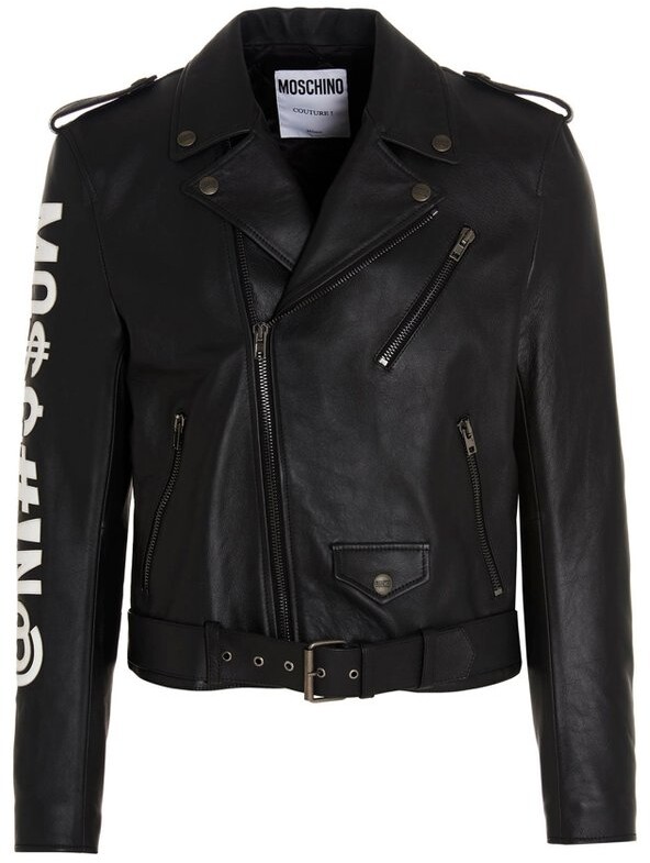 Moschino Symbols Logo Embroidered Jacket - ShopStyle