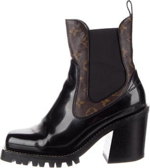 Louis Vuitton Monogram Chelsea Boots - ShopStyle