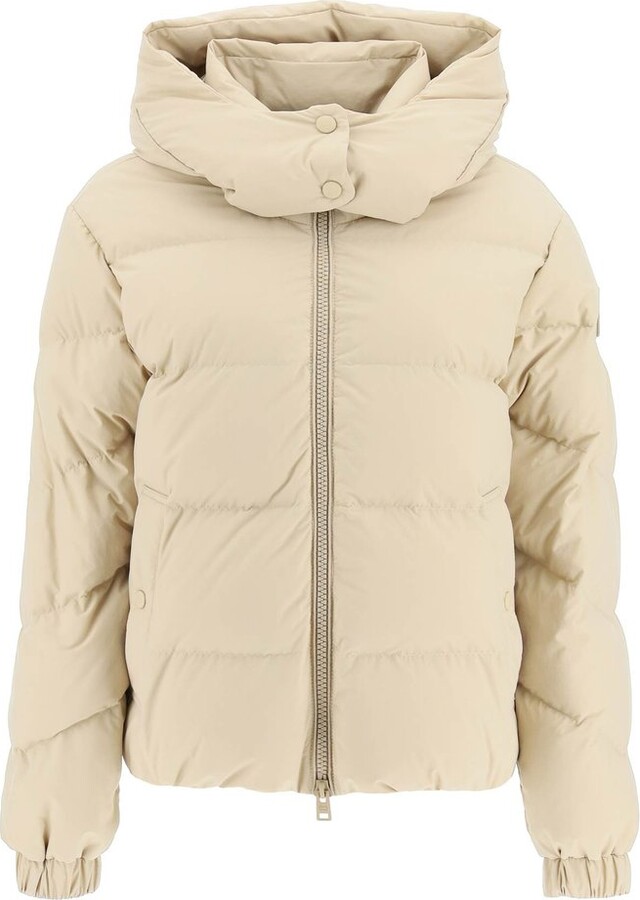 Woolrich Hooded Quilted Zip-Up Down Jacket - ShopStyle