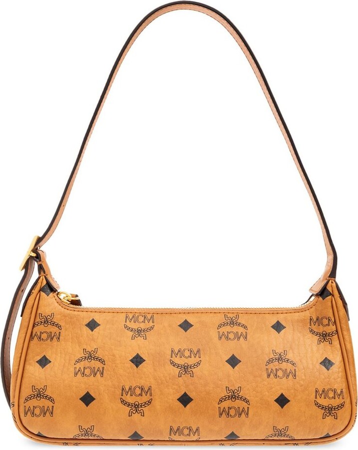 MCM Aren All-Over Logo Printed Small Shoulder Bag - ShopStyle
