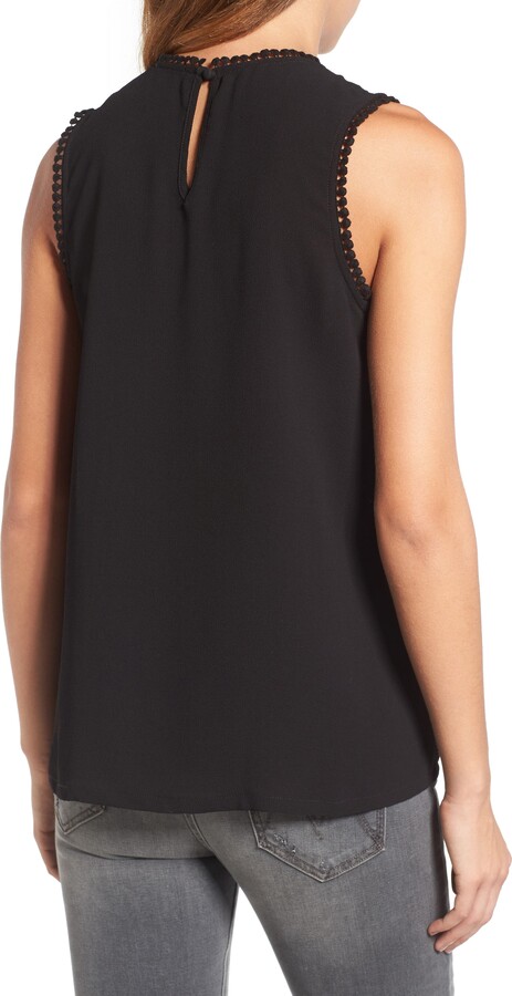 Halogen Lace & Crepe Top - ShopStyle