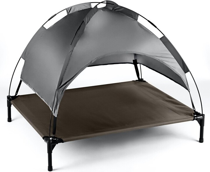 Petlicity Elevated Pet Dog Bed with Roof Canopy - ShopStyle