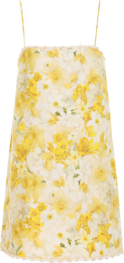 Zimmermann Wonderland Shell Linen Shift Dress - ShopStyle