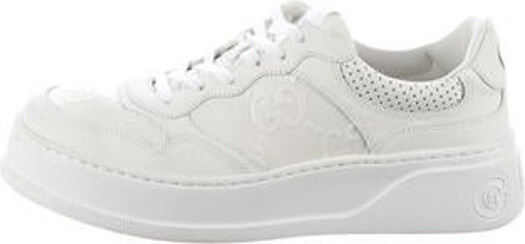 Gucci Interlocking G Logo Leather Sneakers - ShopStyle