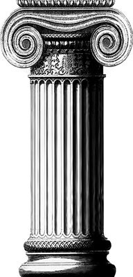 Wet Paint Printing 48in Column Greek Roman Cardboard Cutout Standee ...