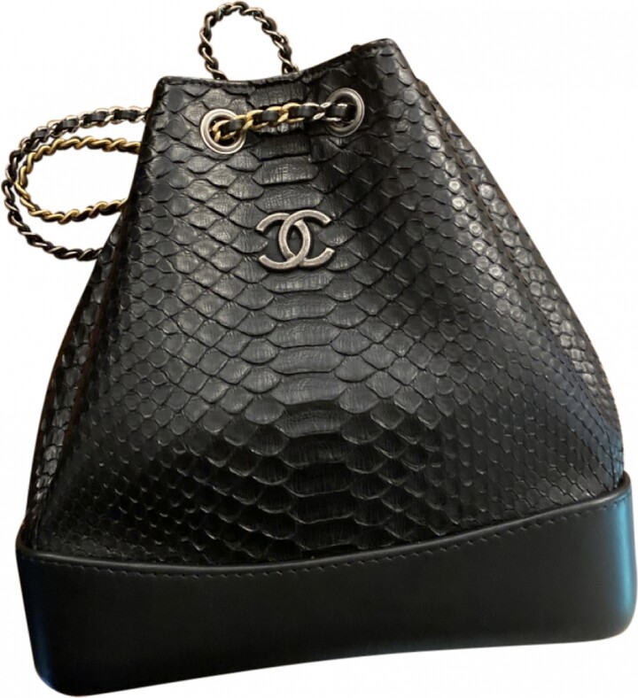 Chanel Gabrielle python backpack - ShopStyle