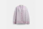 Coach Metallic Signature Cardigan - ShopStyle