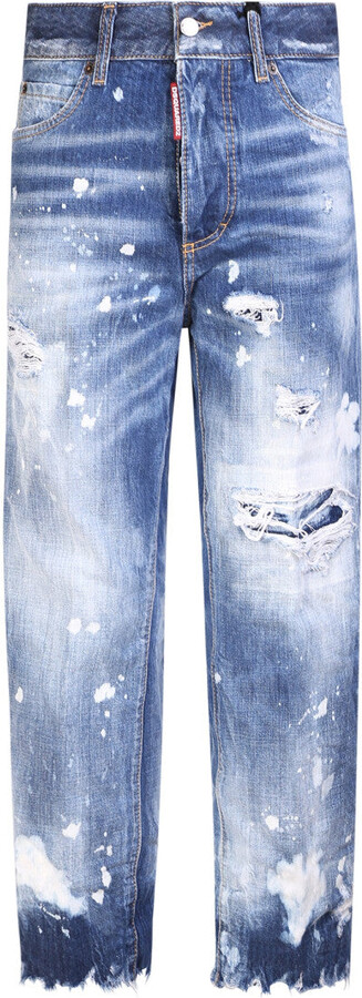 DSQUARED2 Light Sandy Slash Wash Jeans By Authentic And Innovative ...