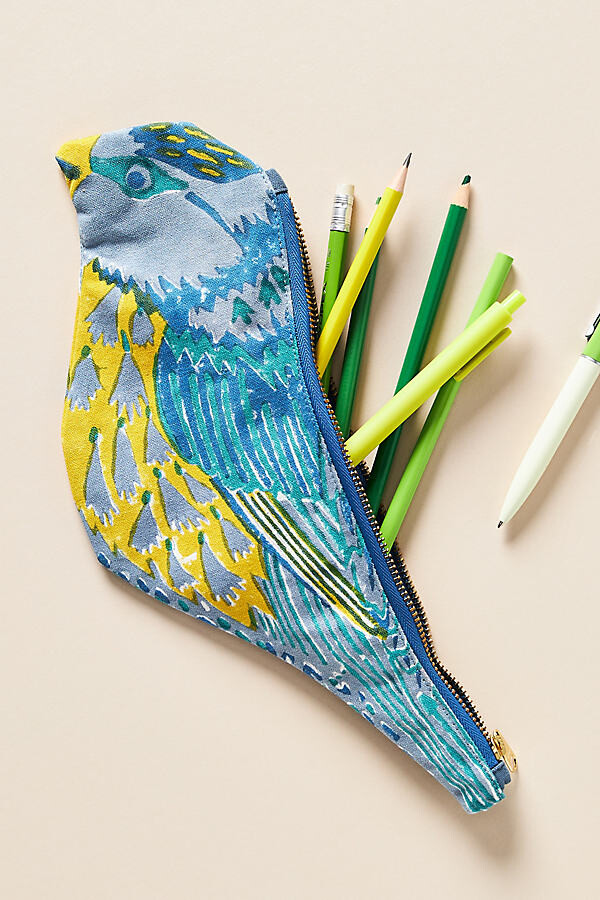 East End Press Bird Pencil Pouch - ShopStyle Decor