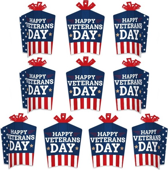 Big Dot of Happiness Happy Veterans Day - Table Decorations - Patriotic ...