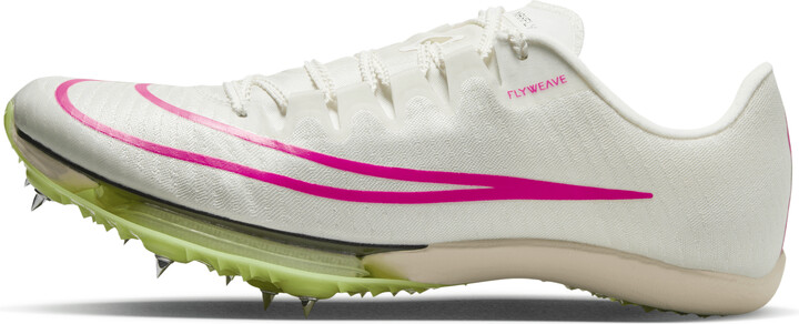 Nike Unisex Air Zoom Maxfly Track & Field Sprinting Spikes in White ...
