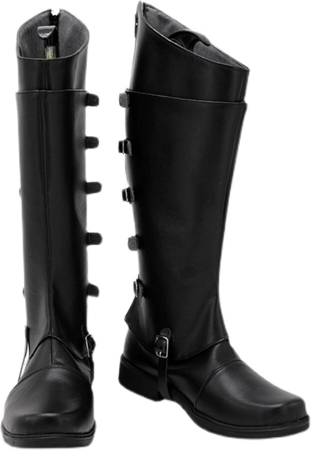 MAKEMORETIME Anime Cosplay Boots Shoes For Vergil Devil May Cry 5 Pu ...