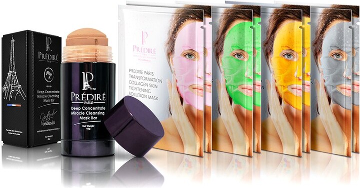 Predire Paris 1.6Oz Deep Cleansing And Facial Mask Treatment Bundle ...