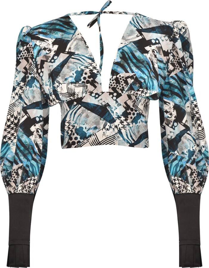 Pleasure Of Silk - Tubsomy Silk Crop Top - ShopStyle