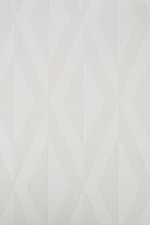 Superfresco Paintable Nouveau Geometric White Textured Heavy Duty ...