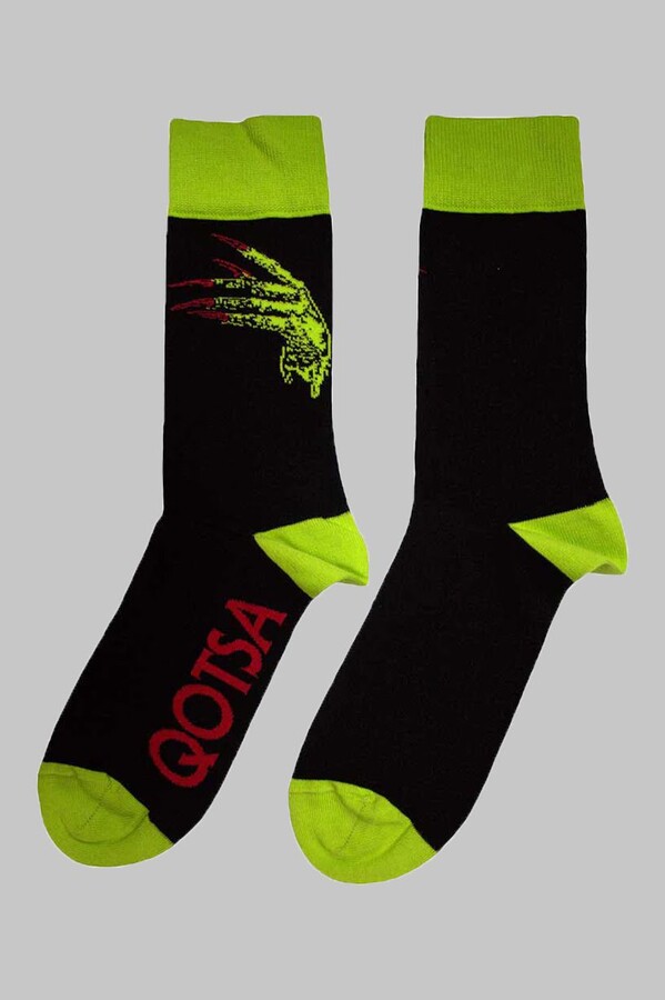 Queens Of The Stone Age Green Hands Ankle Socks - ShopStyle