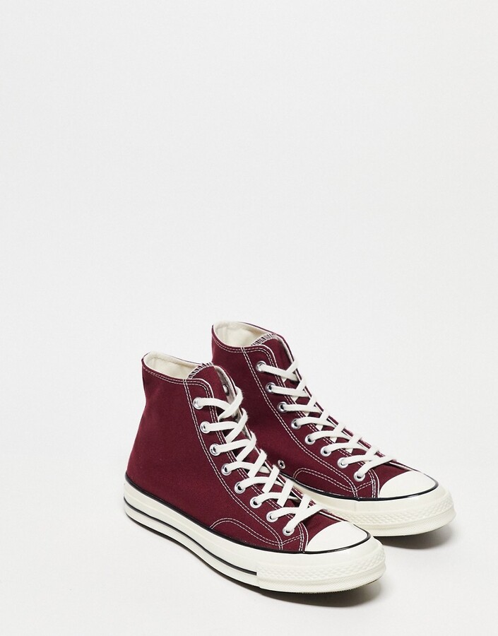 Converse Chuck 70 Hi sneakers in dark beetroot - ShopStyle