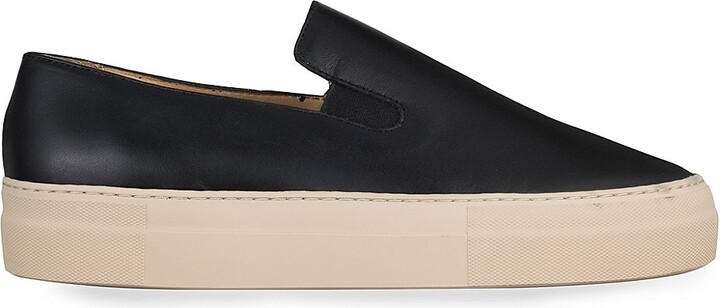 Frame Le Ren Leather Slip-On Sneakers - ShopStyle