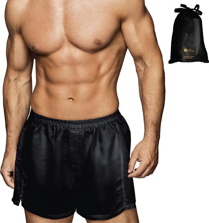 Tara Sartoria Luxury Artisan Silk Boxers For Men - ShopStyle