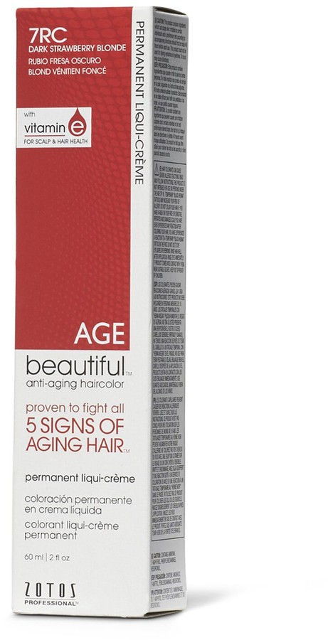 Agebeautiful 7RC Dark Strawberry Blonde Permanent Liqui-Creme Hair ...
