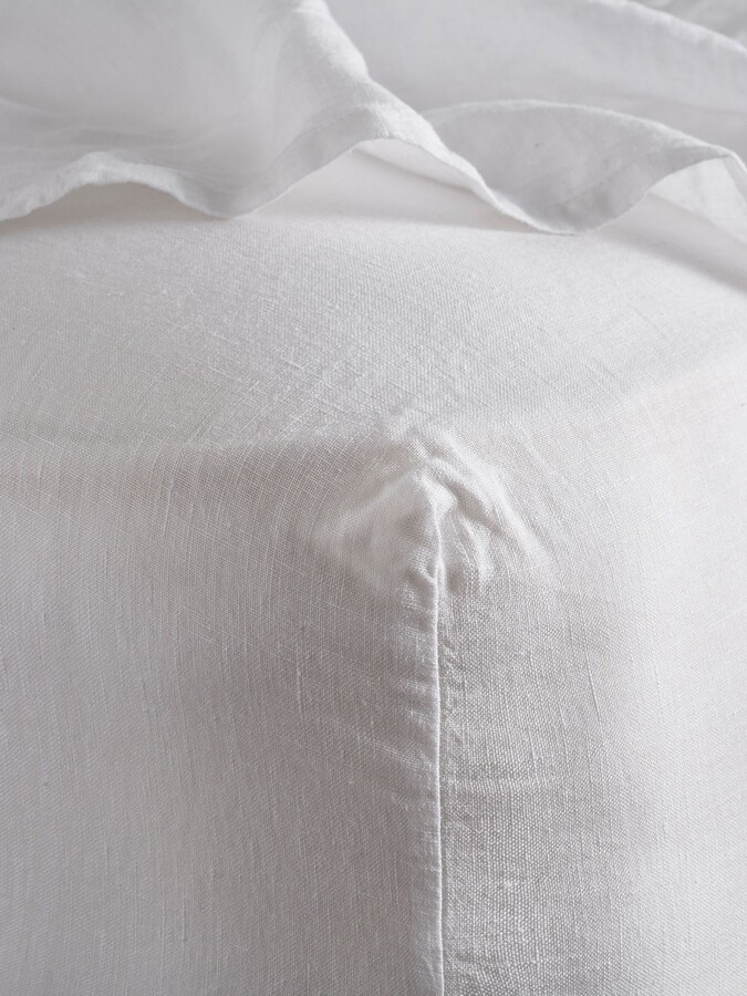 Bedfolk Linen Deep Fitted Sheets - ShopStyle