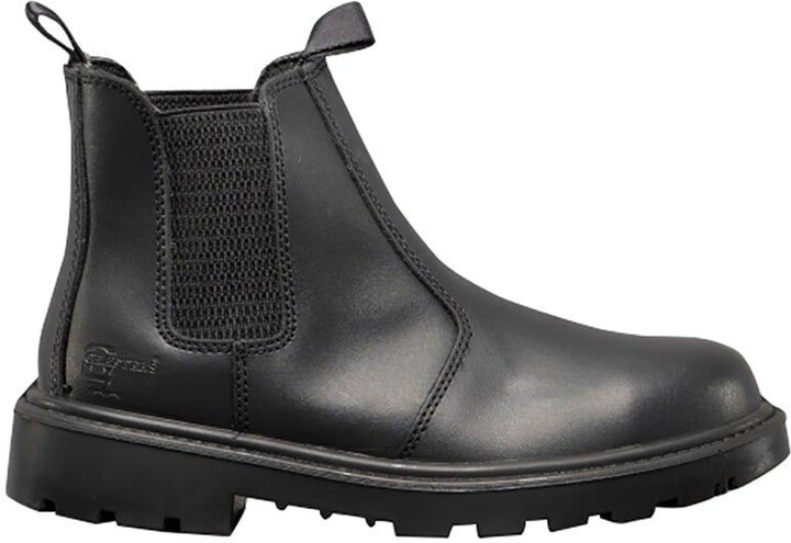 Grafters Grinder Safety Twin Gusset Leather Dealer Boots - ShopStyle