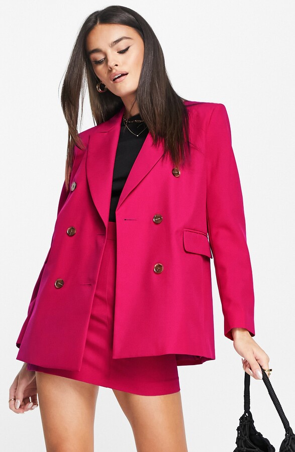 ASOS DESIGN Double Breasted Suit Blazer - ShopStyle