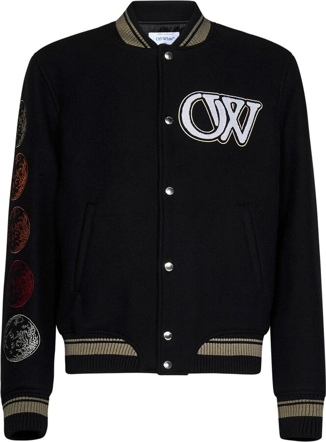 Off-White Varsity Jacket - ShopStyle