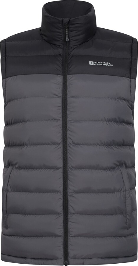 Mountain Warehouse Seasons Mens Padded Gilet - Water Resistant Gilet - ShopStyle Jackets