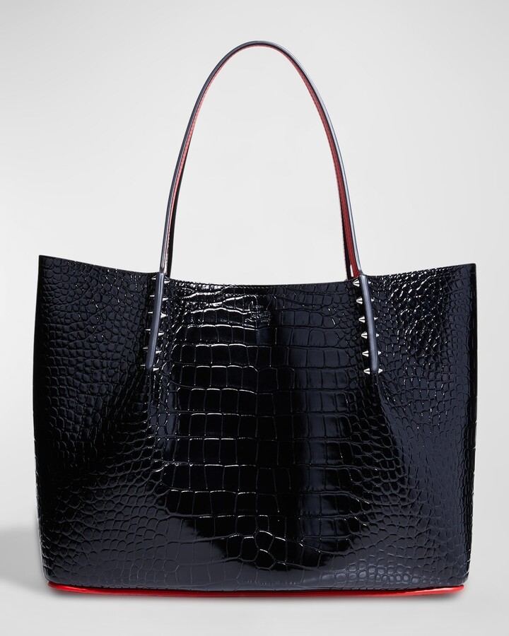 Christian Louboutin Cabarock Large Mock-Croc Tote Bag - ShopStyle