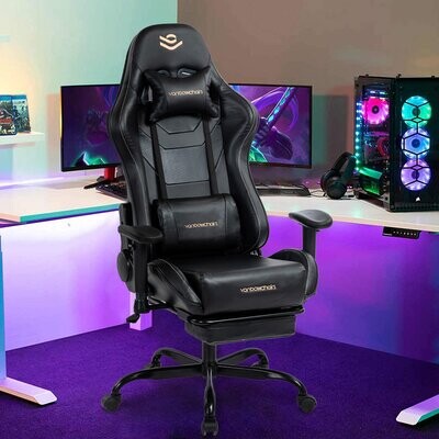 Wolmics Modern Simplicity Adjustable Reclining Ergonomic Faux Leather ...