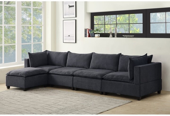 Lilola Home Madison Modular Sectional Sofa Chaise w/ Down Feather - ShopStyle