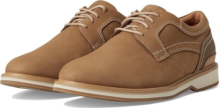 Clarks Monahan Plain Men's Lace-up Boots Sand Nubuck : 10 EE - Wide ...