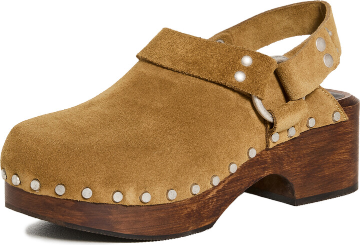 RE/DONE 70's Studded Slingback Clogs - ShopStyle