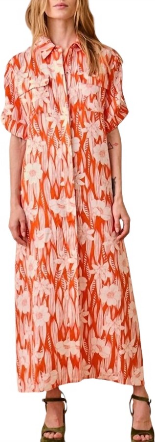 Hunter Bell Charlotte Maxi Dress In Scarlet Lei - ShopStyle