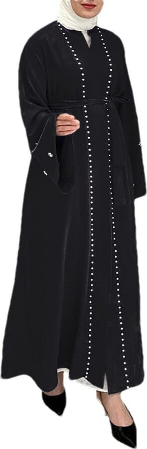 Youllyuu Eid Kaftan Mubarak Dubai Abaya Turkey Muslim Hijab Dress Islam Abayas Maxi African ...