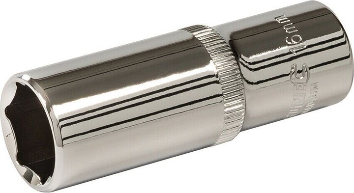 Loops DEEP 16mm Socket Driver 6 Point 3/8" Ratchet Spanner Bit Steel ...