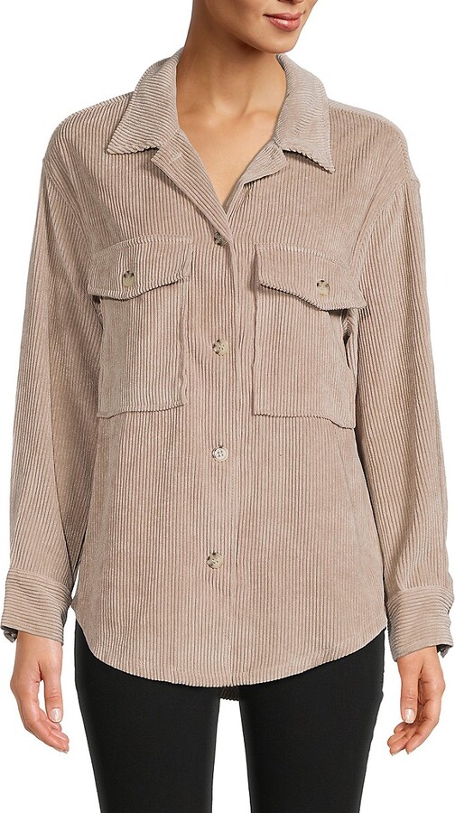 Ashley by 26 International Corduroy Shirt Jacket - ShopStyle