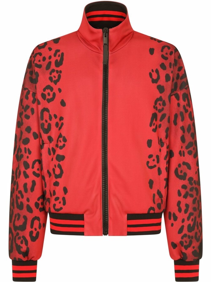 Dolce & Gabbana Leopard-Print Bomber Jacket - ShopStyle
