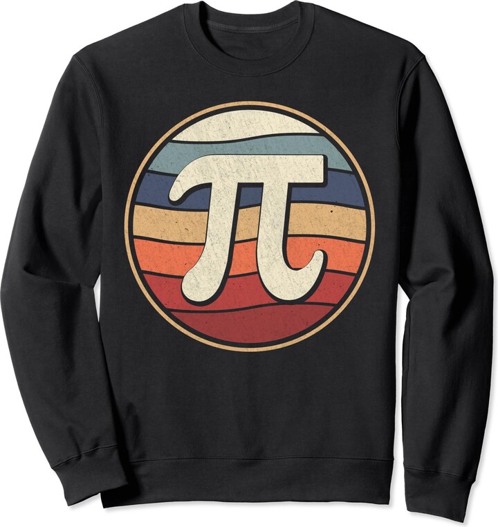 70s 80s Distressed Pi Day Costume Vintage Pi Day Math Gifts 70s 80s ...